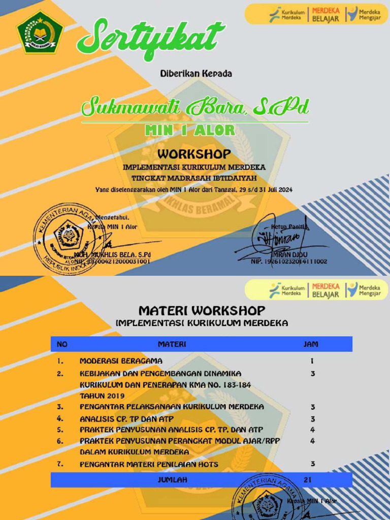 Sukma Workshop | PDF