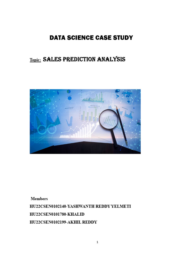 IDS_CASE_STUDY | PDF | Machine Learning | Data Analysis