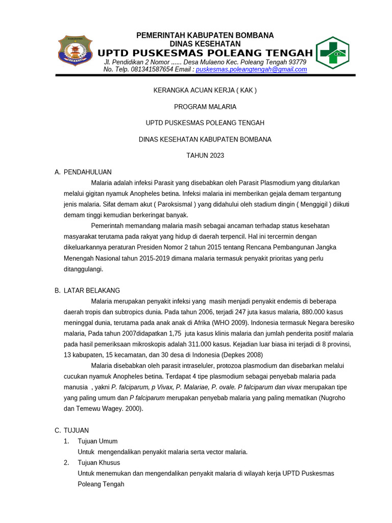 Kak Malaria Fix | PDF