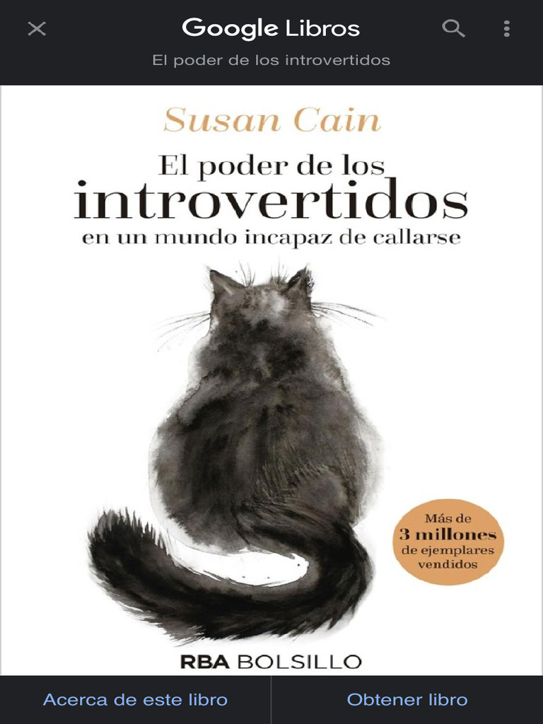 El Poder de Los Introvertidos - Susan Cain - Google Libros | PDF | Religión y espiritualidad