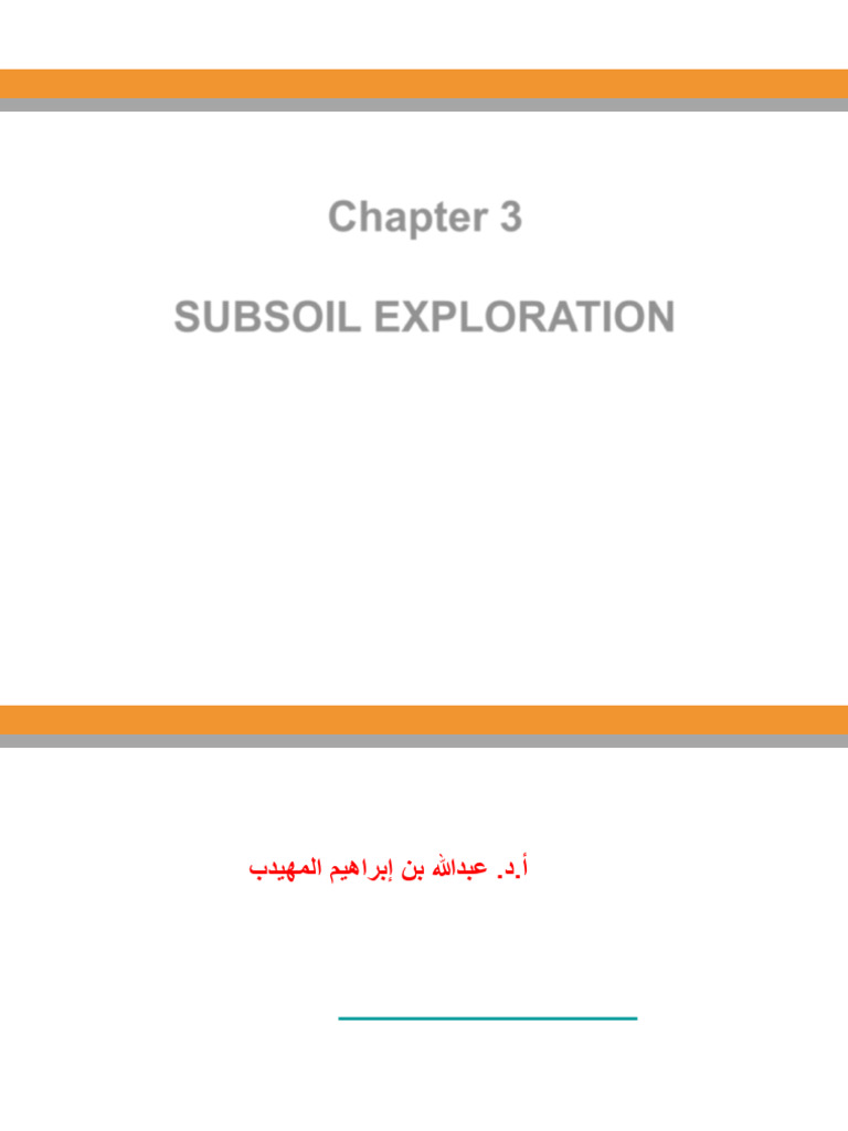 Ce 483 Subsoil Exploration 40-41 I CH 3 | PDF | Soil Mechanics ...