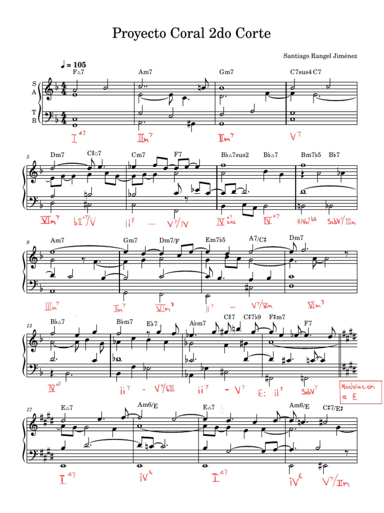 Proyecto Coral 2do Corte - Score Cerrado Con Correcciones | PDF