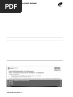 Sample Bank Header | PDF