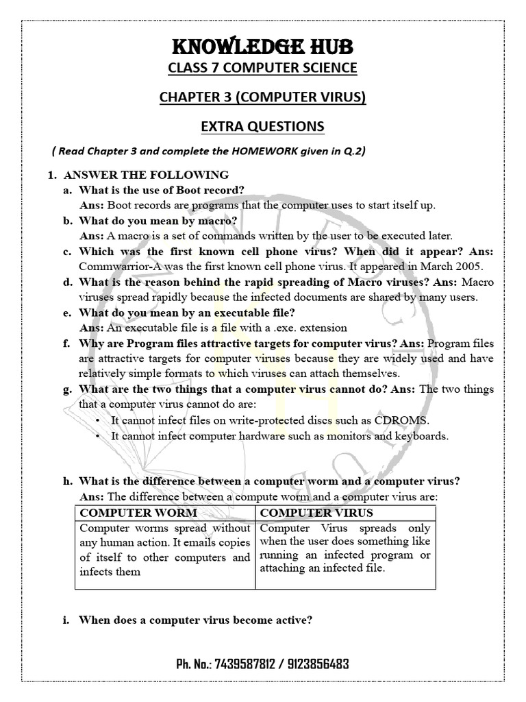 computer virus | PDF | Computer Virus | Malware