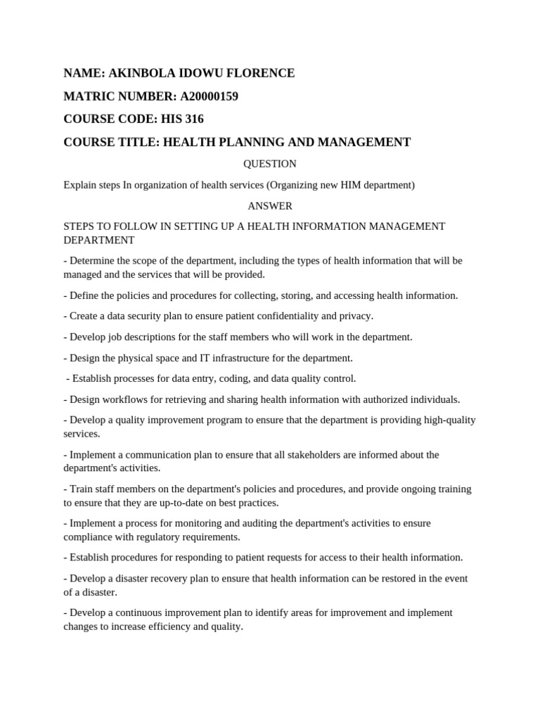 His 316 | PDF | Health Insurance Portability And Accountability Act | Information