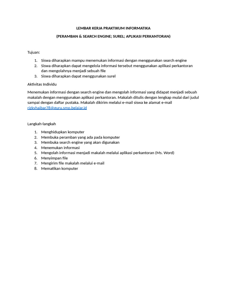 LK Tik | PDF | Komputer