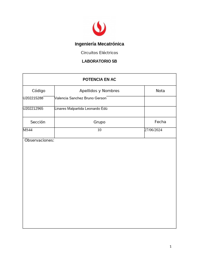 LAB_5B_2024 | PDF | Inductor | Energia electrica