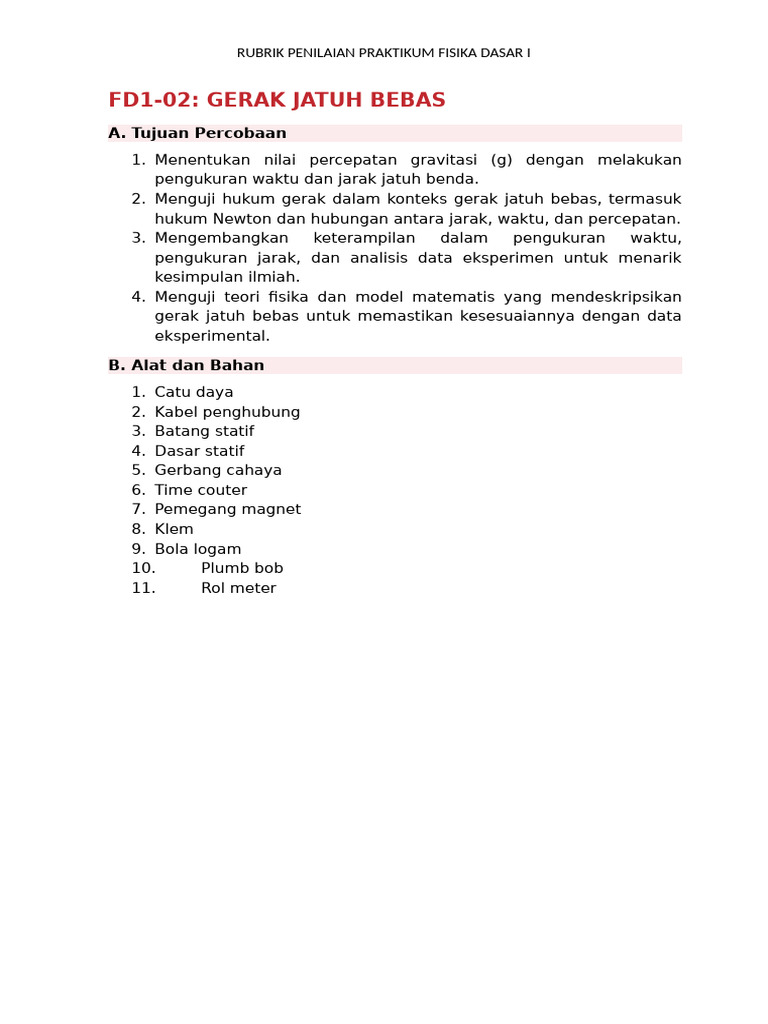Assesment:rubrik - Upik Rahma | PDF
