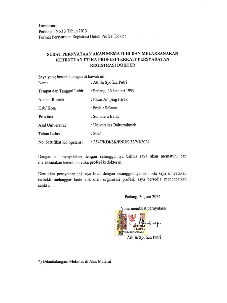 Etik - Athifa Syofiza Putri | PDF