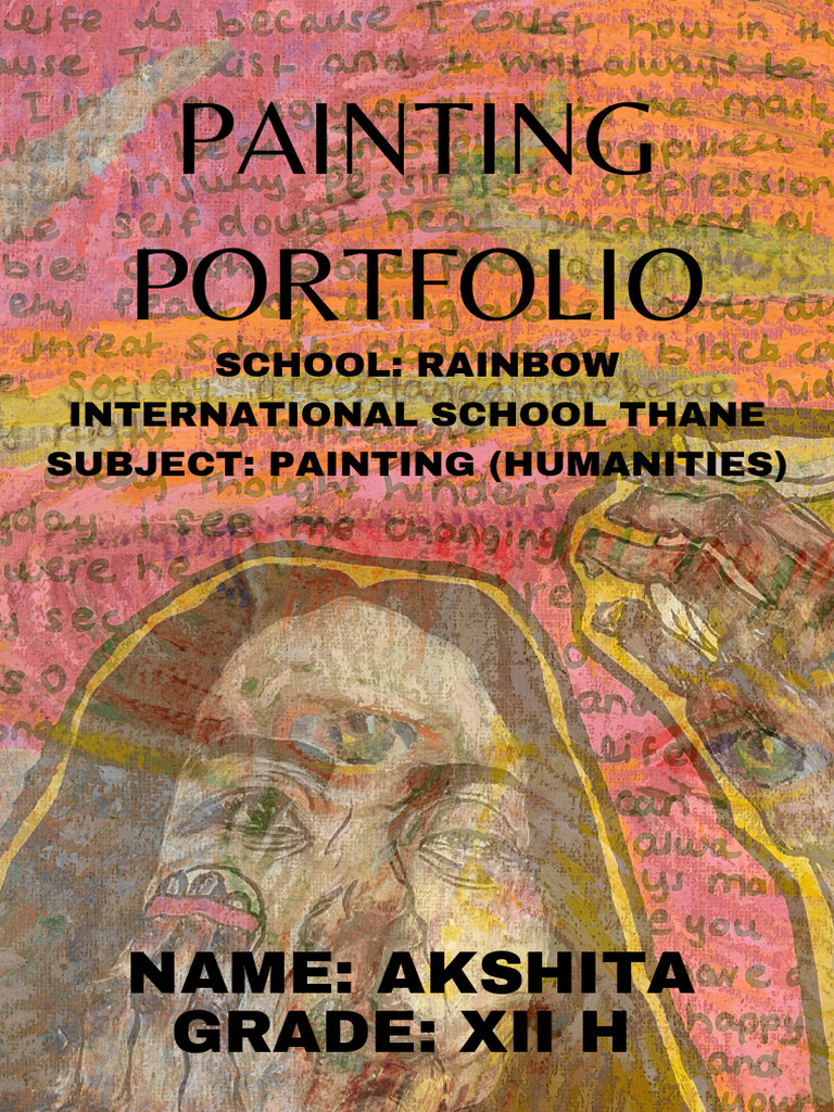 Painting Portfolio from Rainbow School | PDF | Social Science | Art