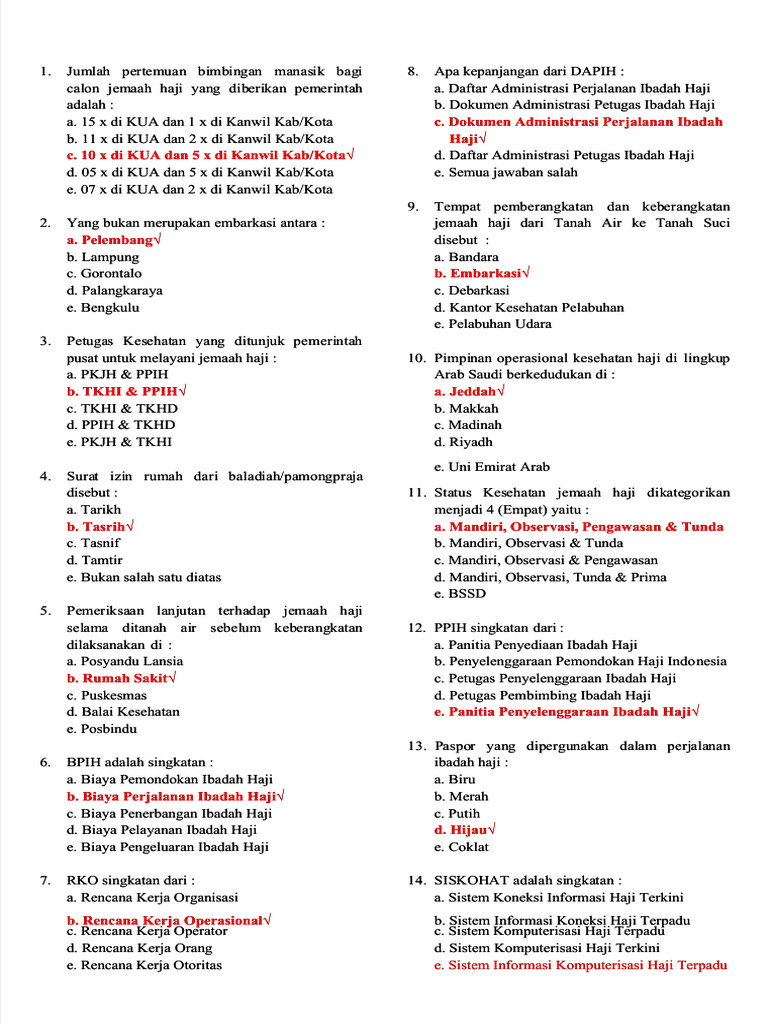 PDF Latihan Soal Tkhi Ppih Compress | PDF