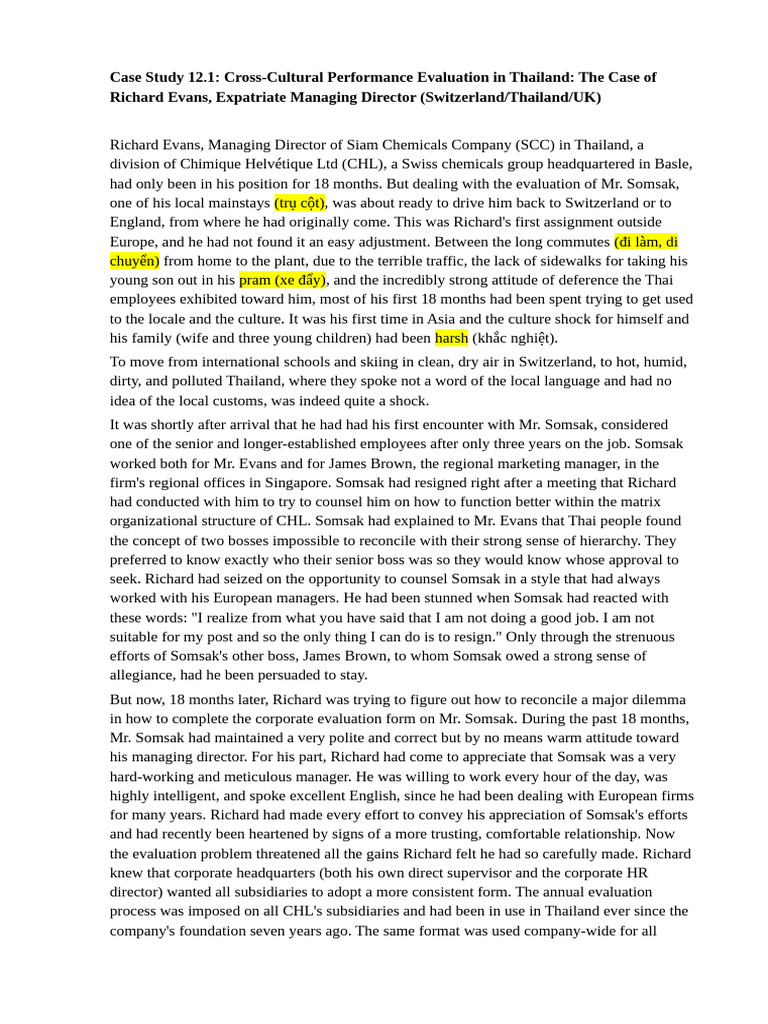 Case Study 8 | PDF | Performance Appraisal | Social Psychology