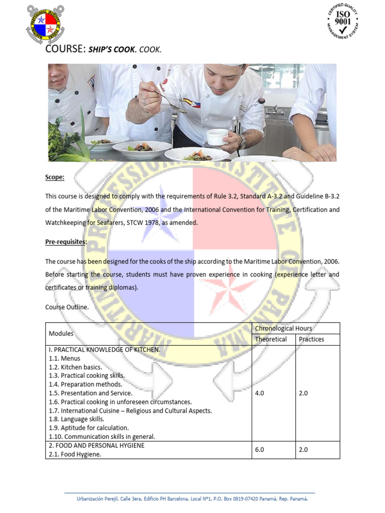 SHIP´S-COOK | PDF | Alimentos | Medicina