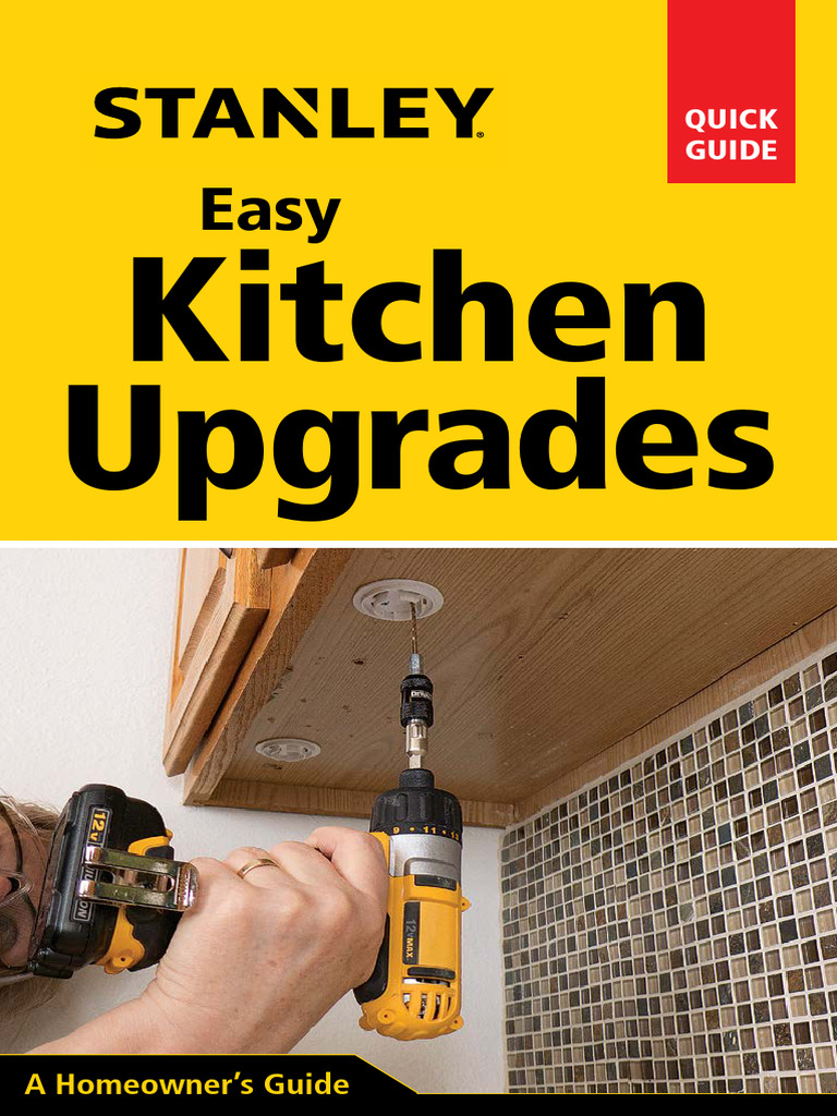 Stanley Easy Kitchen Upgrades | PDF | Tap (Valve) | Electrical Connector