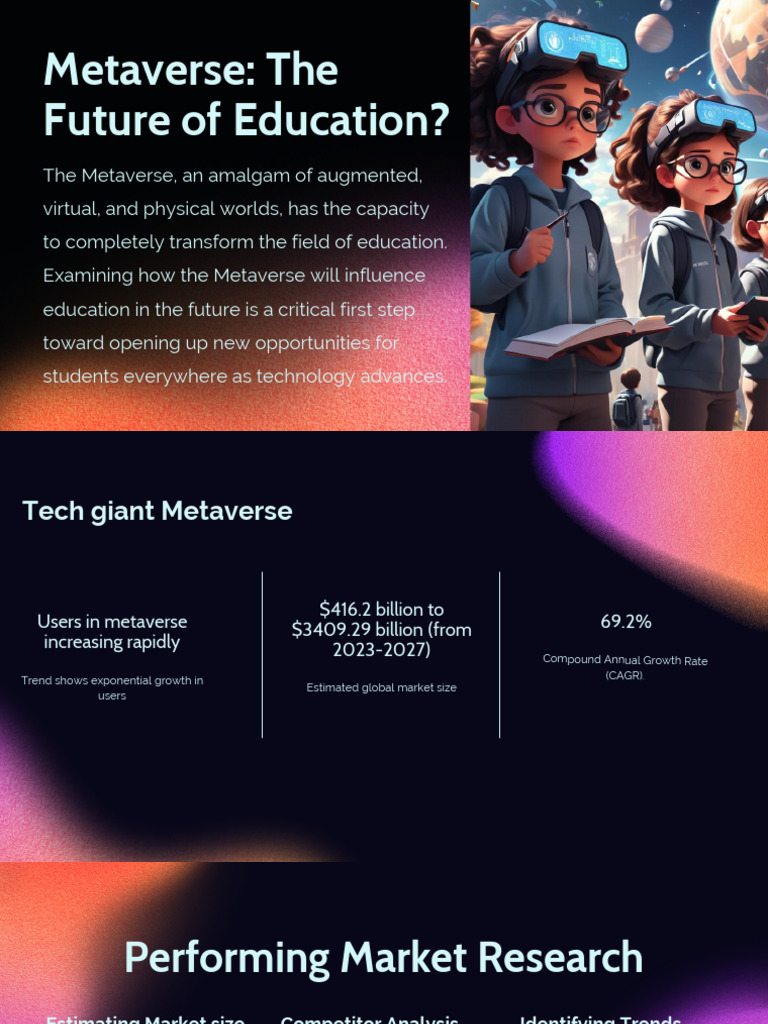 METAVERSE - PPTX Compressed | PDF | Educational Technology | Virtual Reality