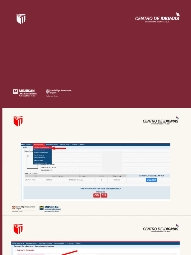 Tutorial Estudiante - Ver El Horario de Clases | PDF