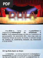 Week 9. 1. Dula Sangkap at Elemento NG Dula | PDF