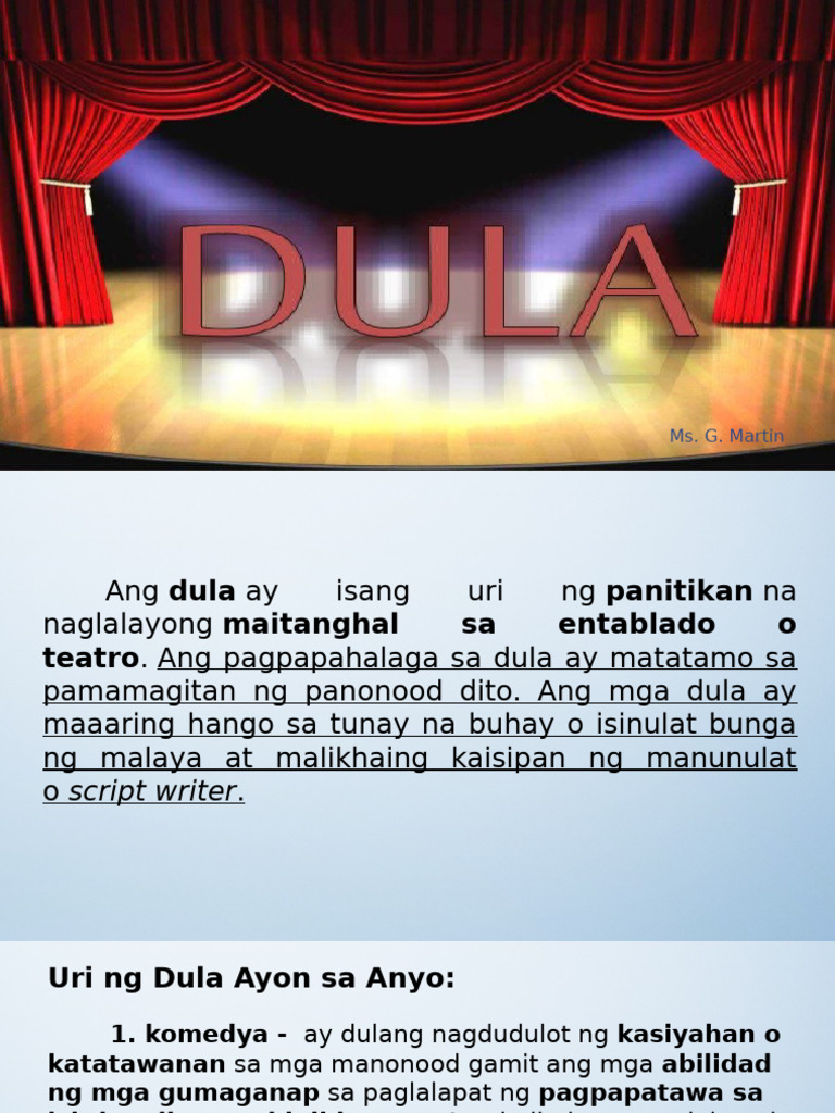 Dula Sa Filipino G9 | PDF