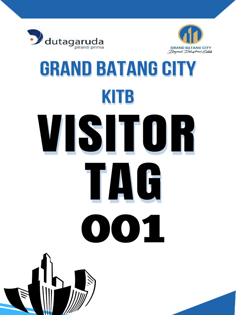 Visitor Tag Guidelines for KITB | PDF | Law