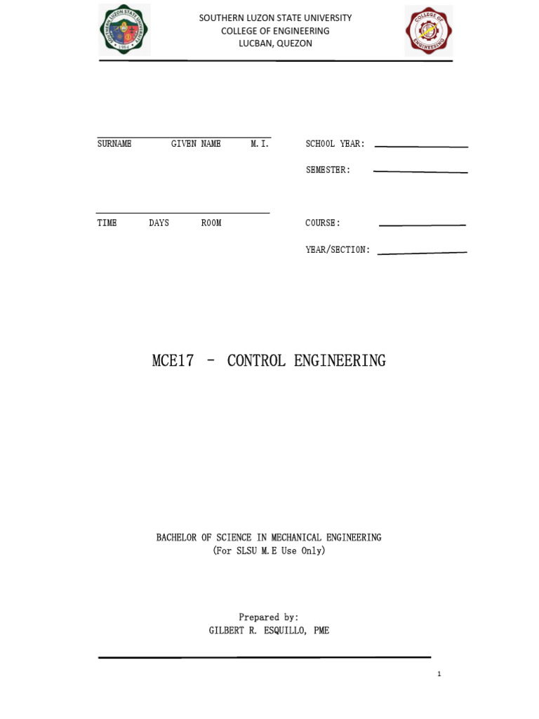 Me Lab Prelim Laboratory | PDF | Feedback | Electrical Engineering