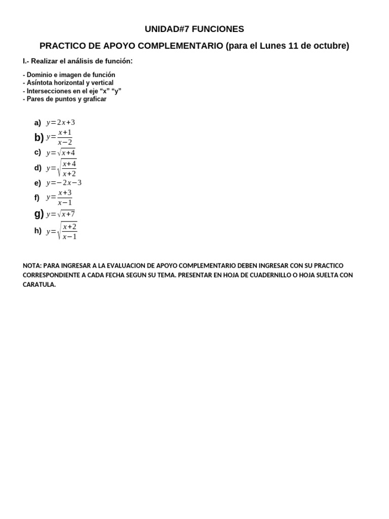 6to Practico de Apoyo Complementario Tema 7-8 | PDF
