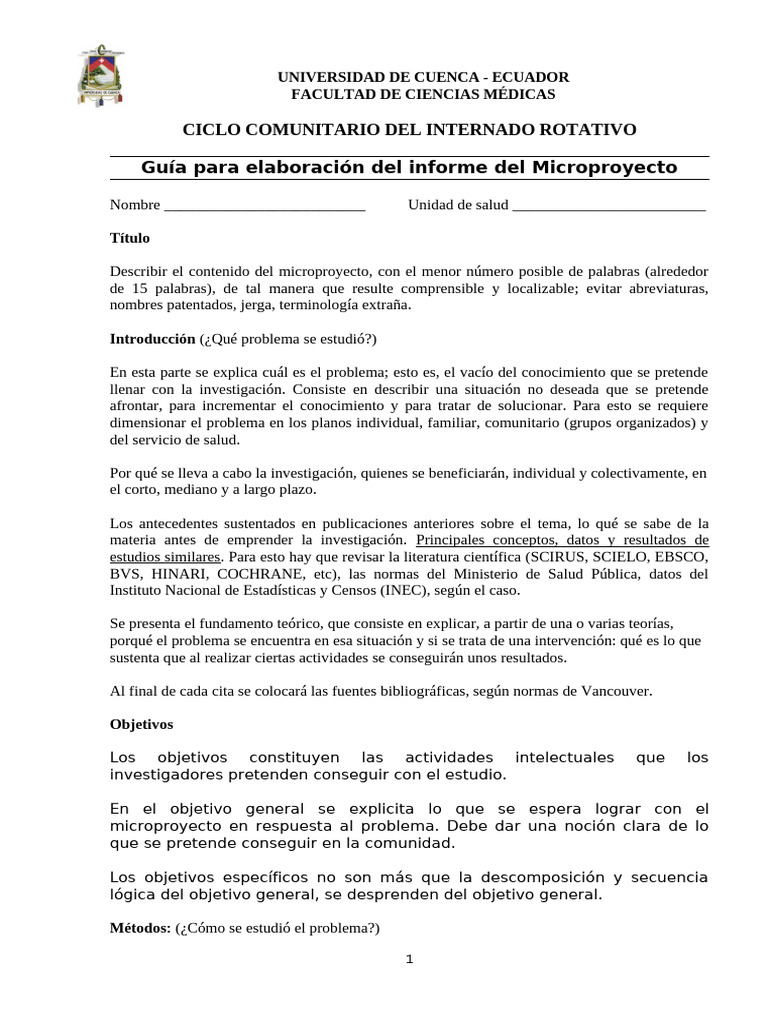Guia - Informe - Microproyecto 2 | PDF | Conocimiento | Estadísticas