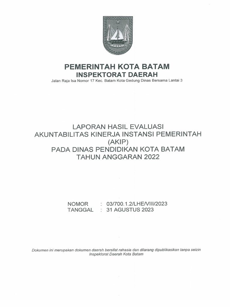 Lhe Akip Tahun 20221 | PDF