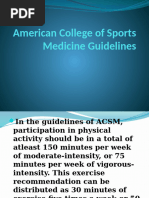 ACSM Risk Factors for Coronary Artery Disease | PDF | Medical ...