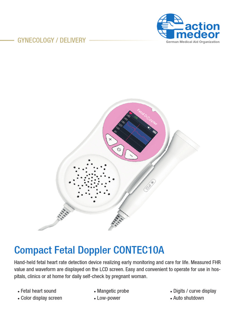 Flyer MT Compact Fetal Doppler Contec10a 072022 en Web | PDF ...