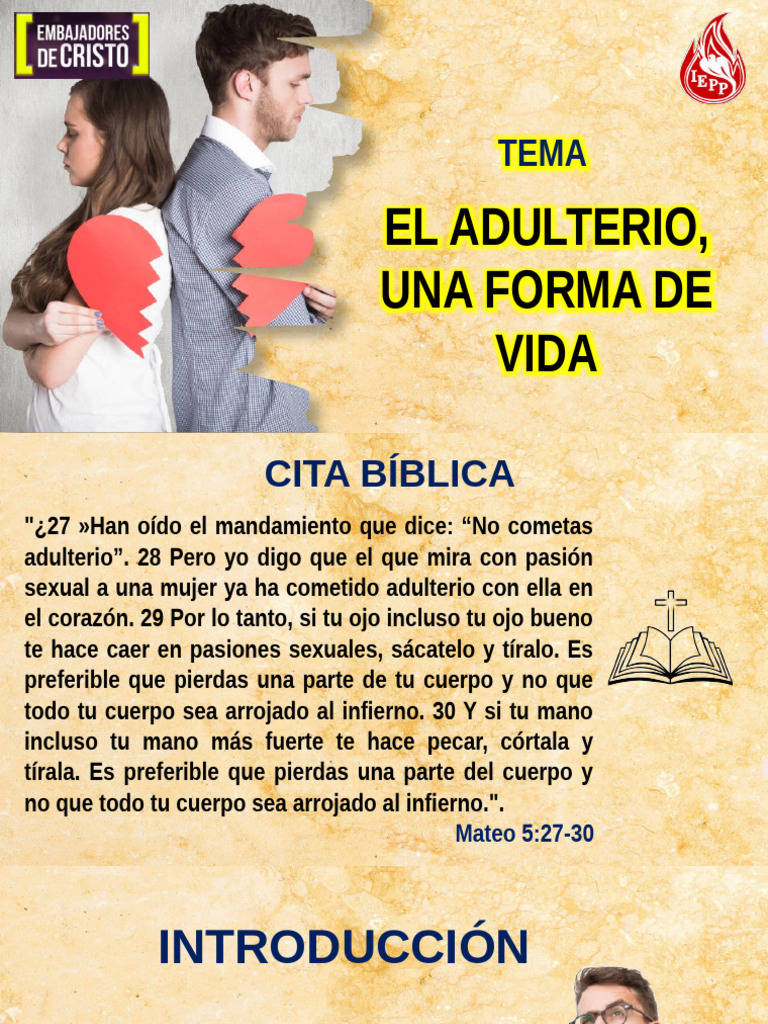 TEMA 05 - El Adulterio | PDF | Adulterio