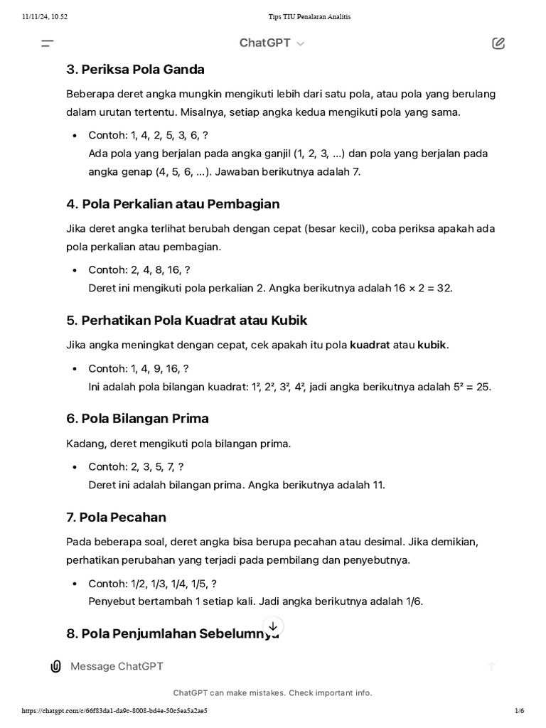 Tips TIU Penalaran Analitis PART 8 | PDF