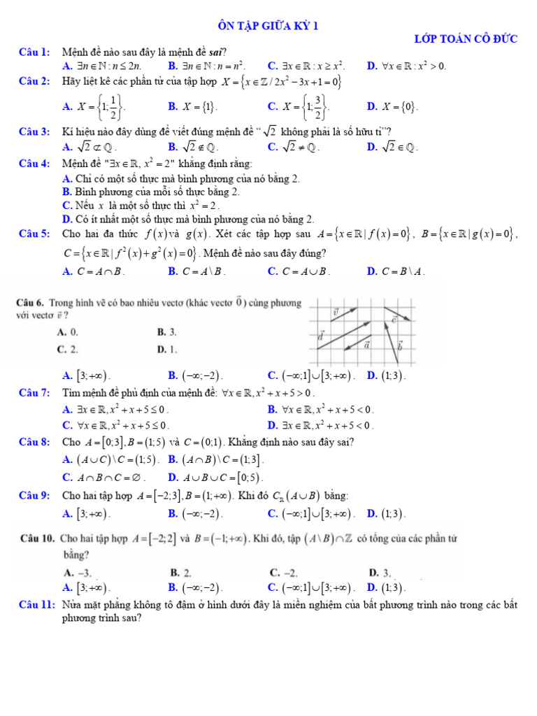 de On Tap Giua Ky 2 | PDF