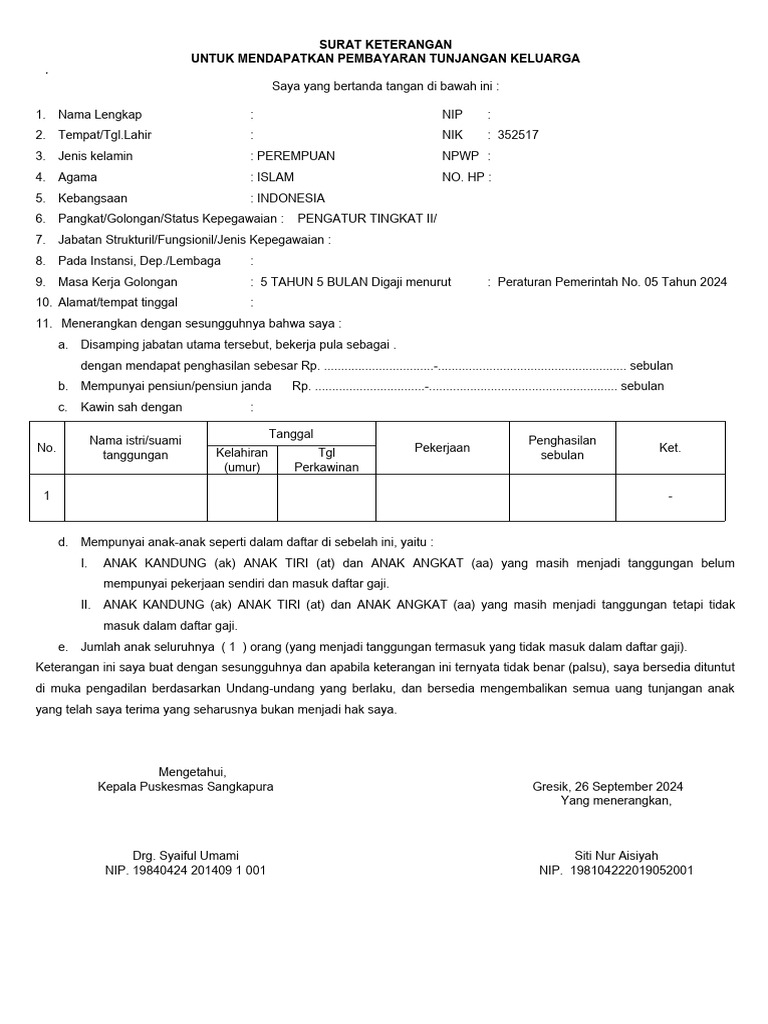 Blanko KP4 PNS 2024 | PDF