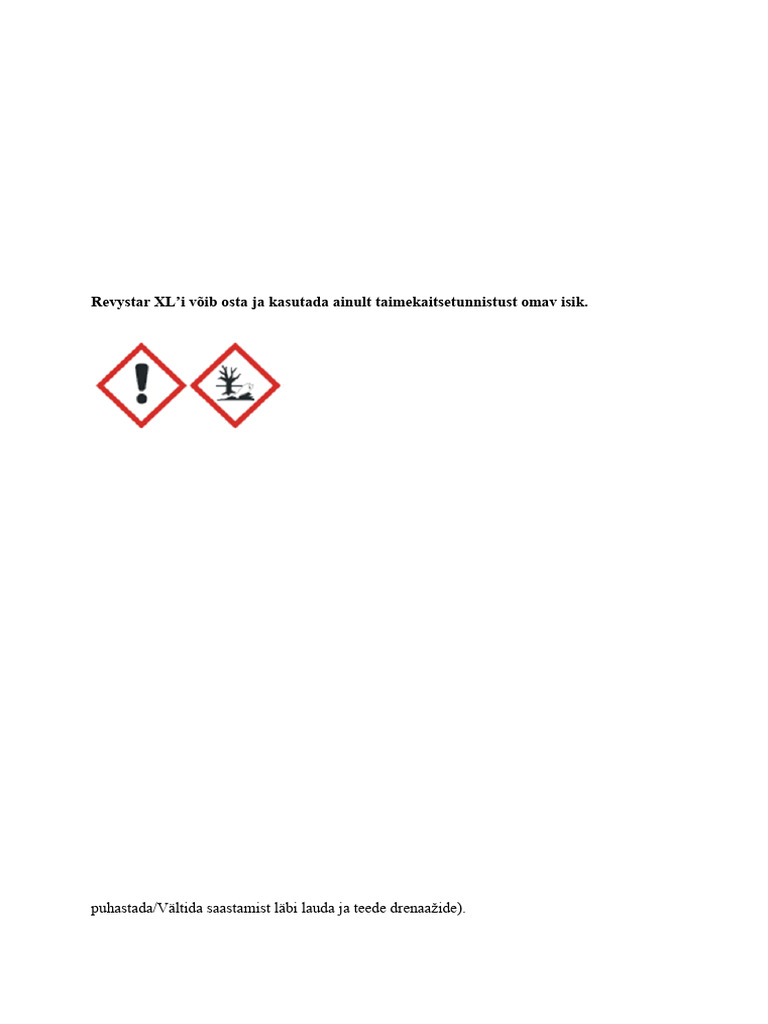 Revystar XL Label | PDF