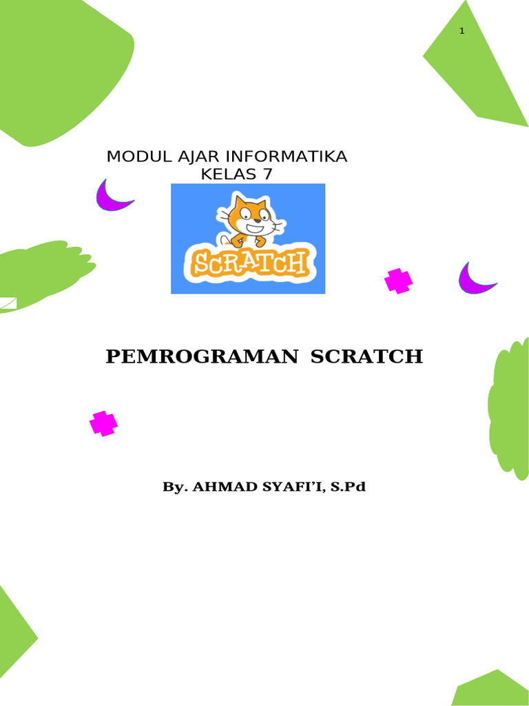 Modul Scratch Baru | PDF | Komputer
