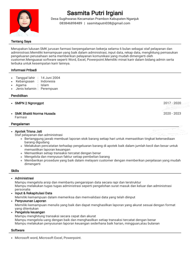 CV Sasmita Putri Irgiani | PDF