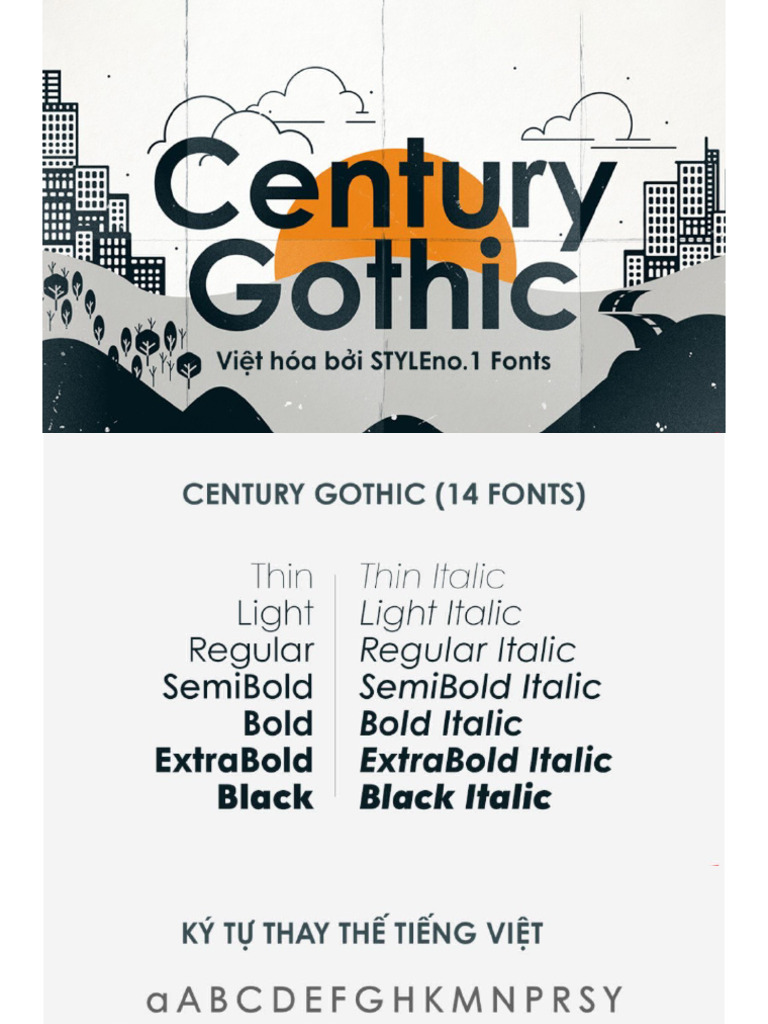 Free Century Gothic Font Images Century Gothic Font
