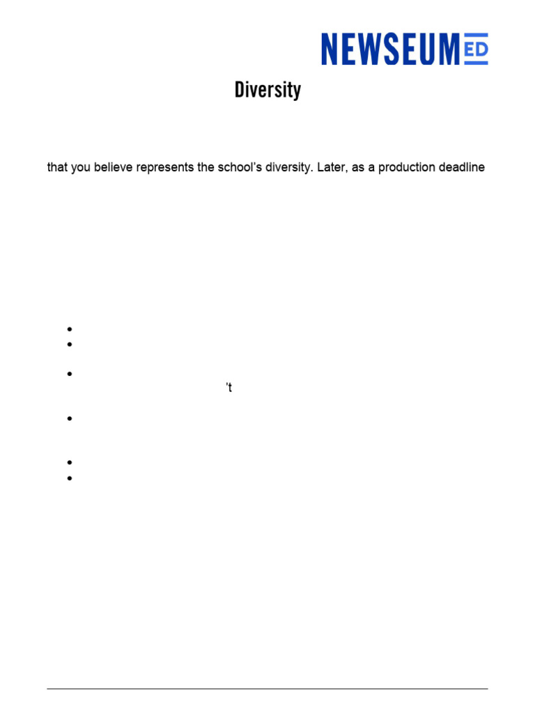 Handout PE Diversity | PDF | Games & Activities | Social Science