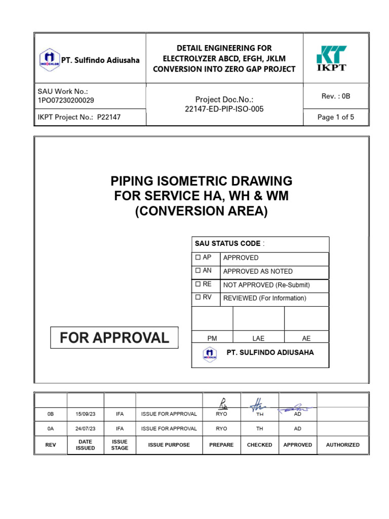 Ed Pip Iso 005 - Piping Isometric Drawing r.0b | PDF | Technology ...