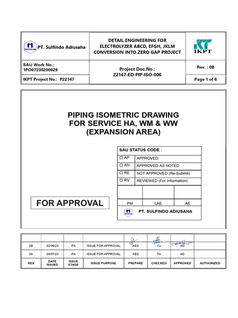 ED PIP ISO 006 - Rev.0B | PDF | Technology & Engineering