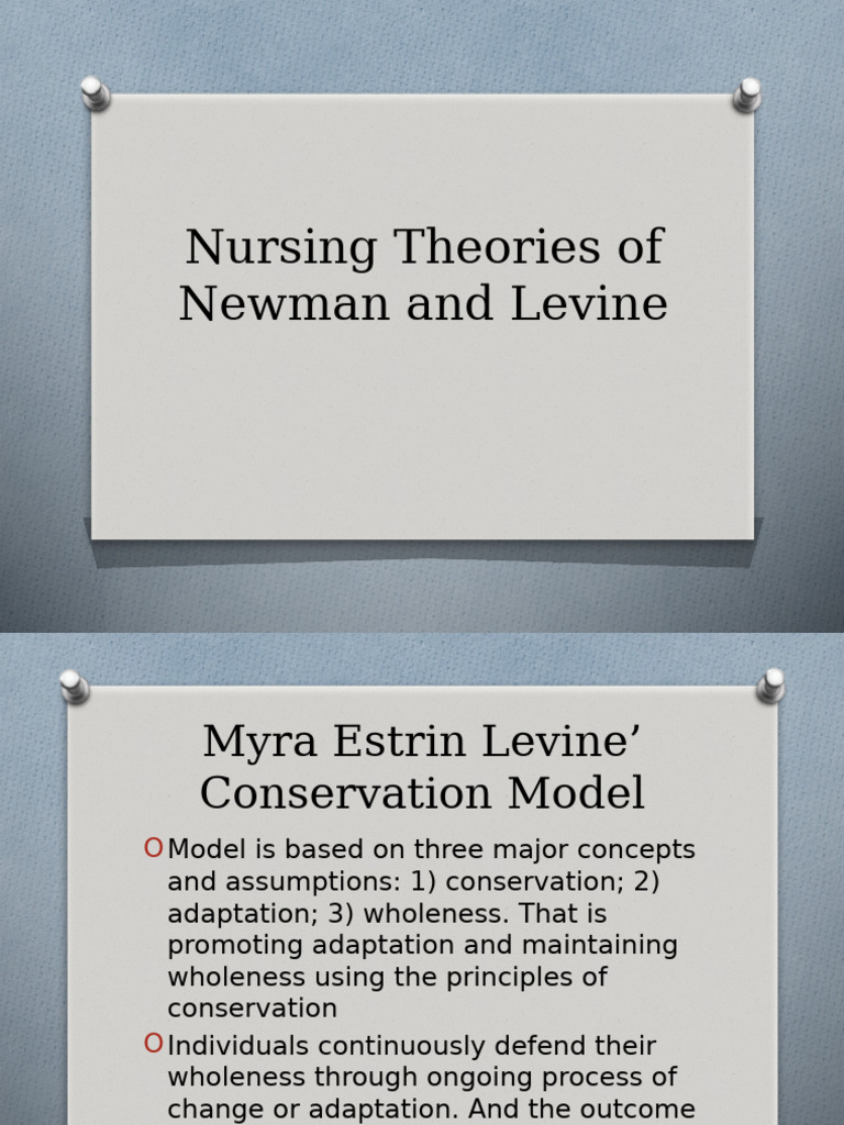 Nursing Theories of Levine and Newman | PDF | Perception | Adaptation