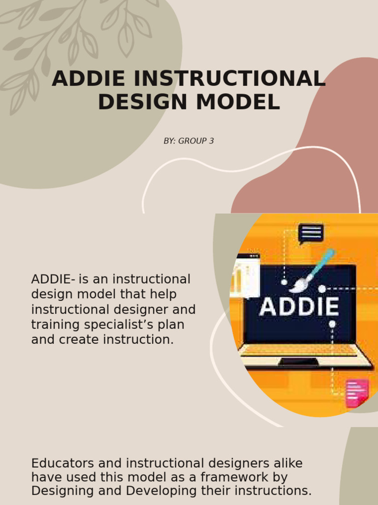 ADDIE Model for Instructional Design | PDF | Instructional Design ...