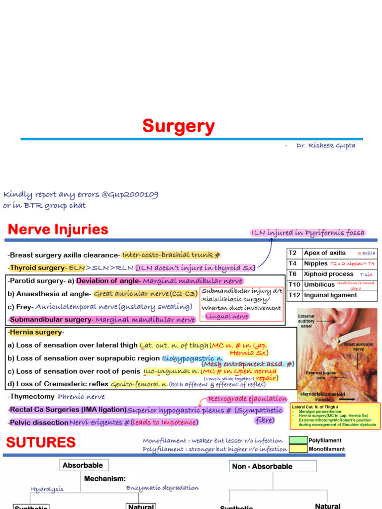 Comprehensive Surgical Techniques Guide | PDF | Surgical Suture | Major ...