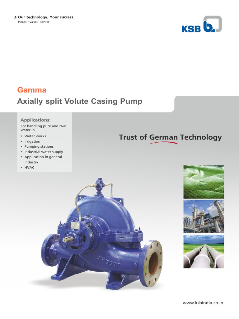 Industrial Water Pump Solutions | PDF | Pump | Bearing (Mechanical)