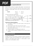 Chemical Equilibrium (1) | PDF | Chemical Equilibrium | Reaction Rate