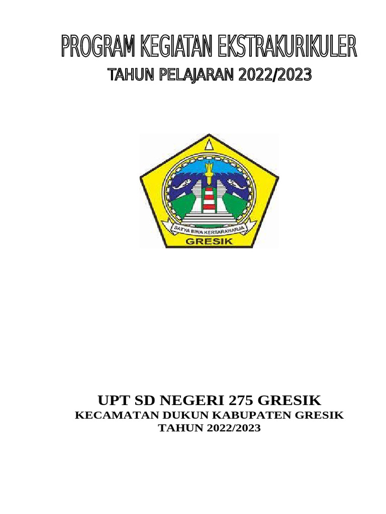 Program Ekstrakurikuler SD | PDF | Kesehatan Holistik