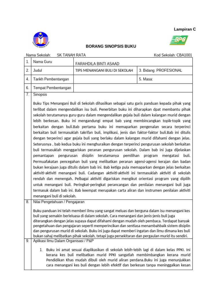 Tips Efektif Atasi Buli di Sekolah | PDF