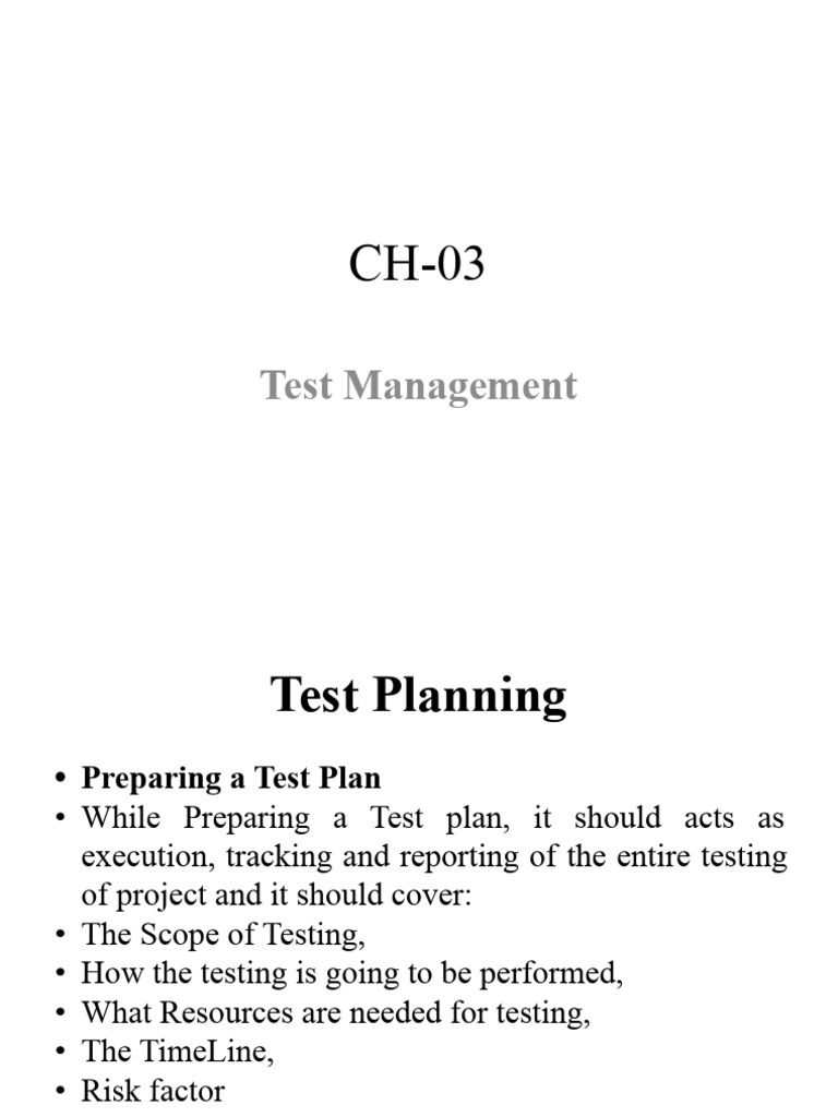 CH-03_finalSTE.pptx | PDF | Software Testing | Specification (Technical ...