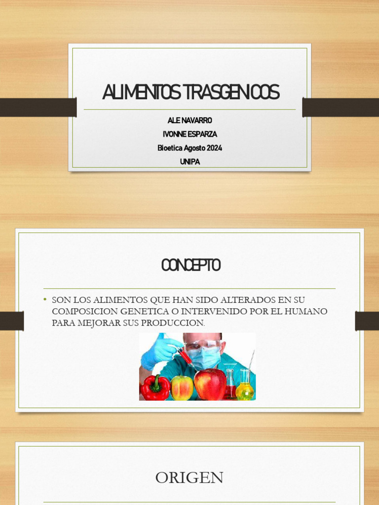 Alimentos Transgénicos: Ventajas y Riesgos | PDF | Salud y bienestar ...