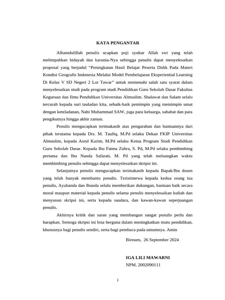 Daftar Is1 Iga | PDF